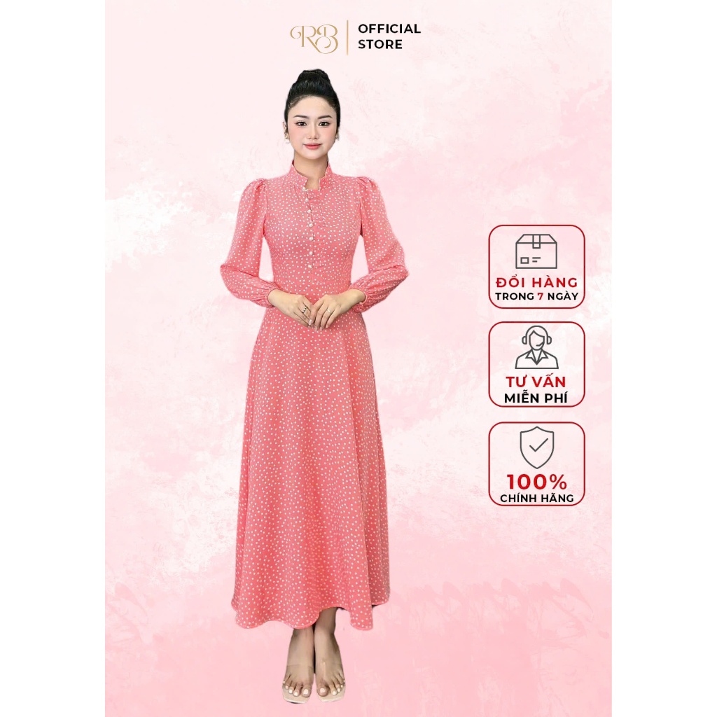Đầm trung niên thiết kế tặng mẹ RUBY'S STORE chất Lụa Mango đi cưới đi tiệc sang trọng, đủ size ...