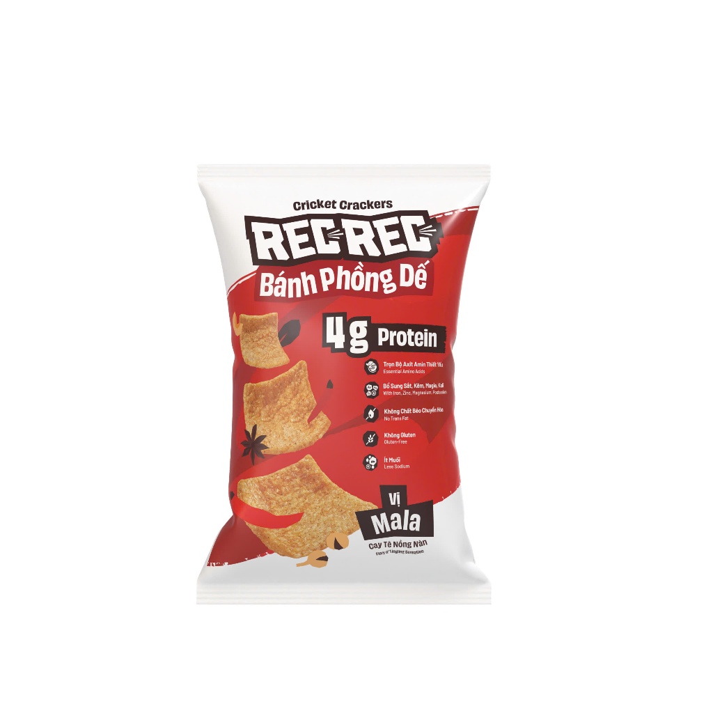 Bánh Phồng Dế REC REC – Snack Vị Mala Cay nồng khó cưỡng ( cay nhiều ) | Shopee Việt Nam
