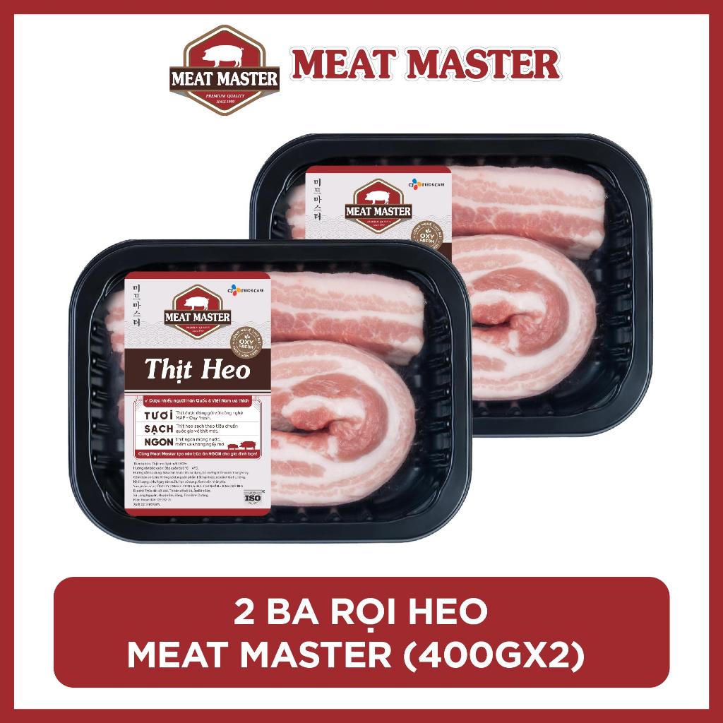 Combo 2 ba rọi Meat Master (400g x2 khay) | Shopee Việt Nam