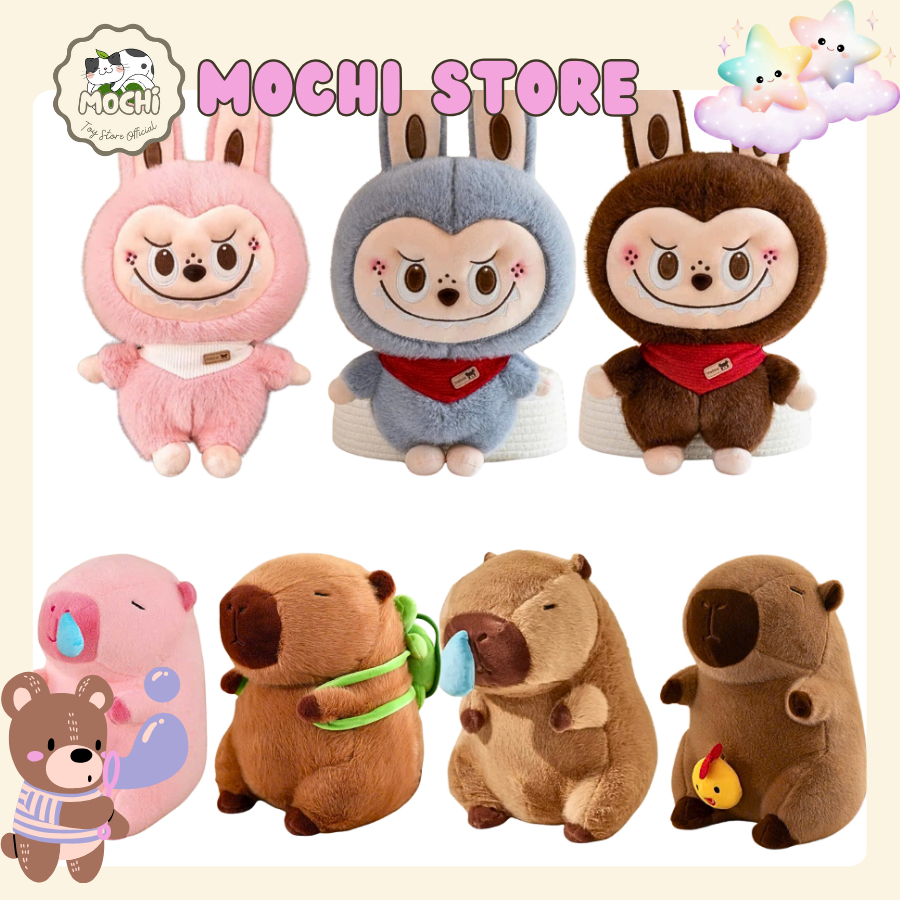 [ Đồng giá] Gấu Bông Chuột Capybara Labubu 25cm đáng yêu, món qua cho ...