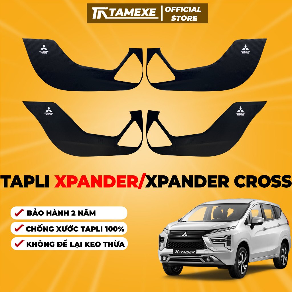 Miếng dán tapli cửa ô tô MITSUBISHI XPANDER loại 1 TAMEXE chống trầy ...