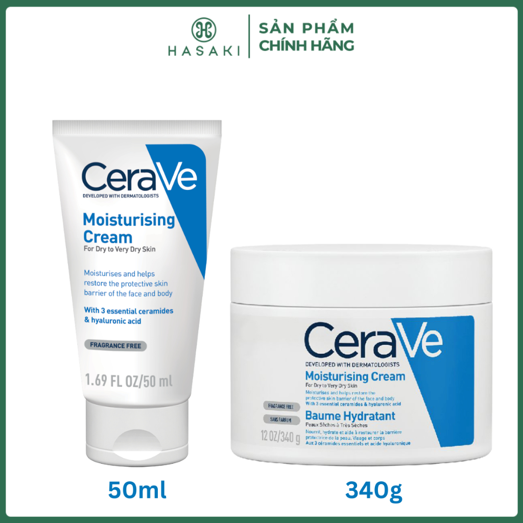 Kem Dưỡng Cerave Cho Da Khô Đến Rất Khô 50ml, 340g Hasaki Sản phẩm ...