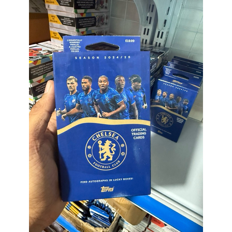 [ Chelsea Fan Set Box ] Topps FC Chelsea Fan Set Box Hộp Chứa Thẻ Cầu ...