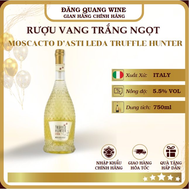 Rượu vang trắng ngọt Ý - Moscato D’Asti Truffle Hunter | Shopee Việt Nam