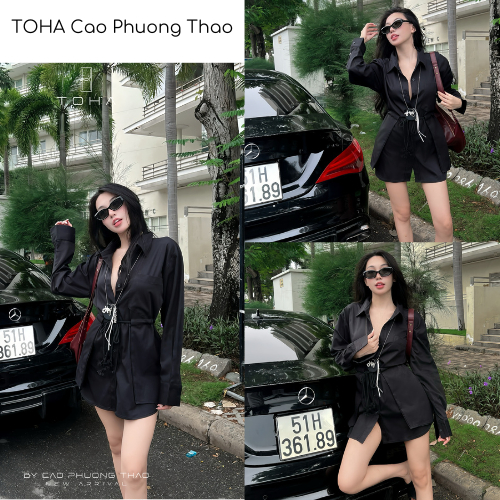 [ HOT NEW ] Đầm Sơ Mi Rút Eo BY TOHA CPT | Shopee Việt Nam