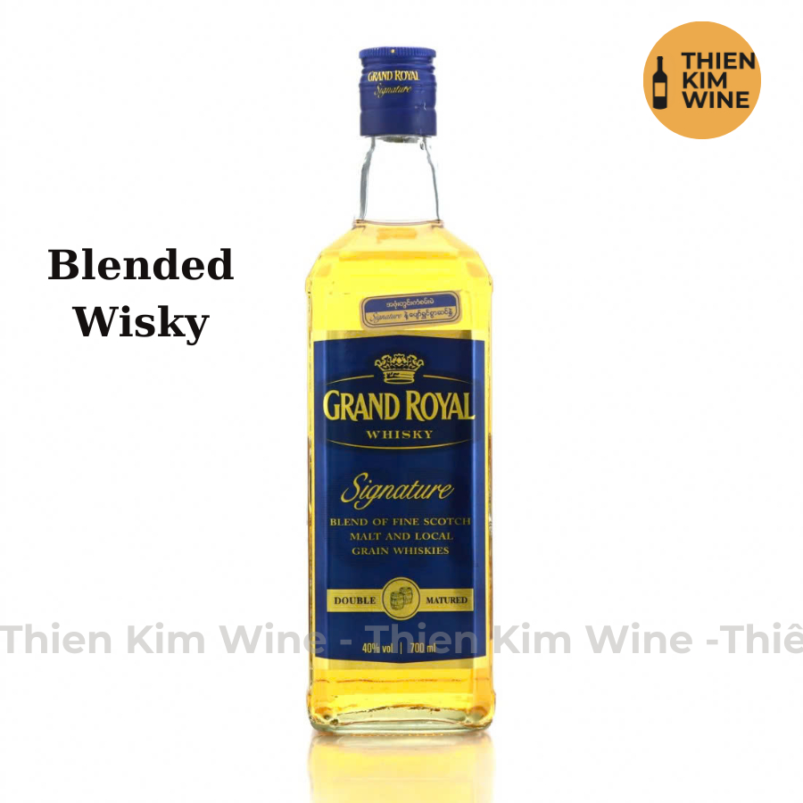 [Chính Hãng] - Rượu Whisky Grand Royal Signature Blended Myanmar - 40% ...