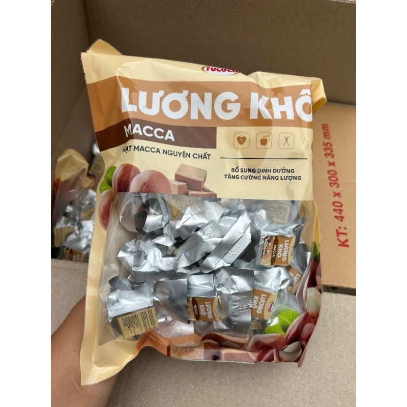 Lương Khô Quân Đội Fucuco vị macca, gói 400g | Shopee Việt Nam