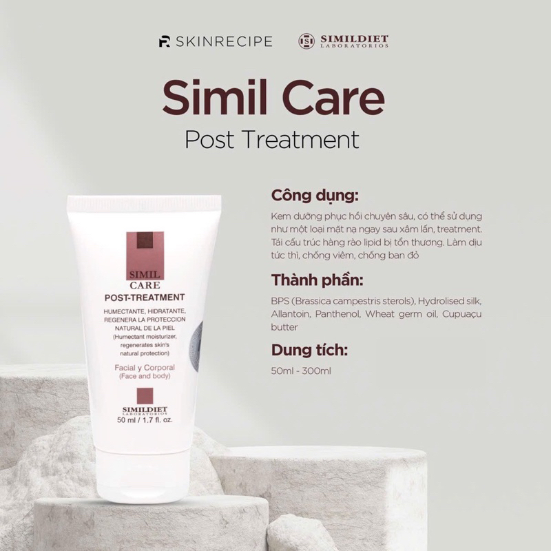 Dưỡng ẩm 𝐒𝐢𝐦𝐢𝐥 𝐂𝐚𝐫𝐞 𝐏𝐨𝐬𝐭 𝐓𝐫𝐞𝐚𝐭𝐦𝐞𝐧𝐭 50ml và 300ml | Shopee Việt Nam