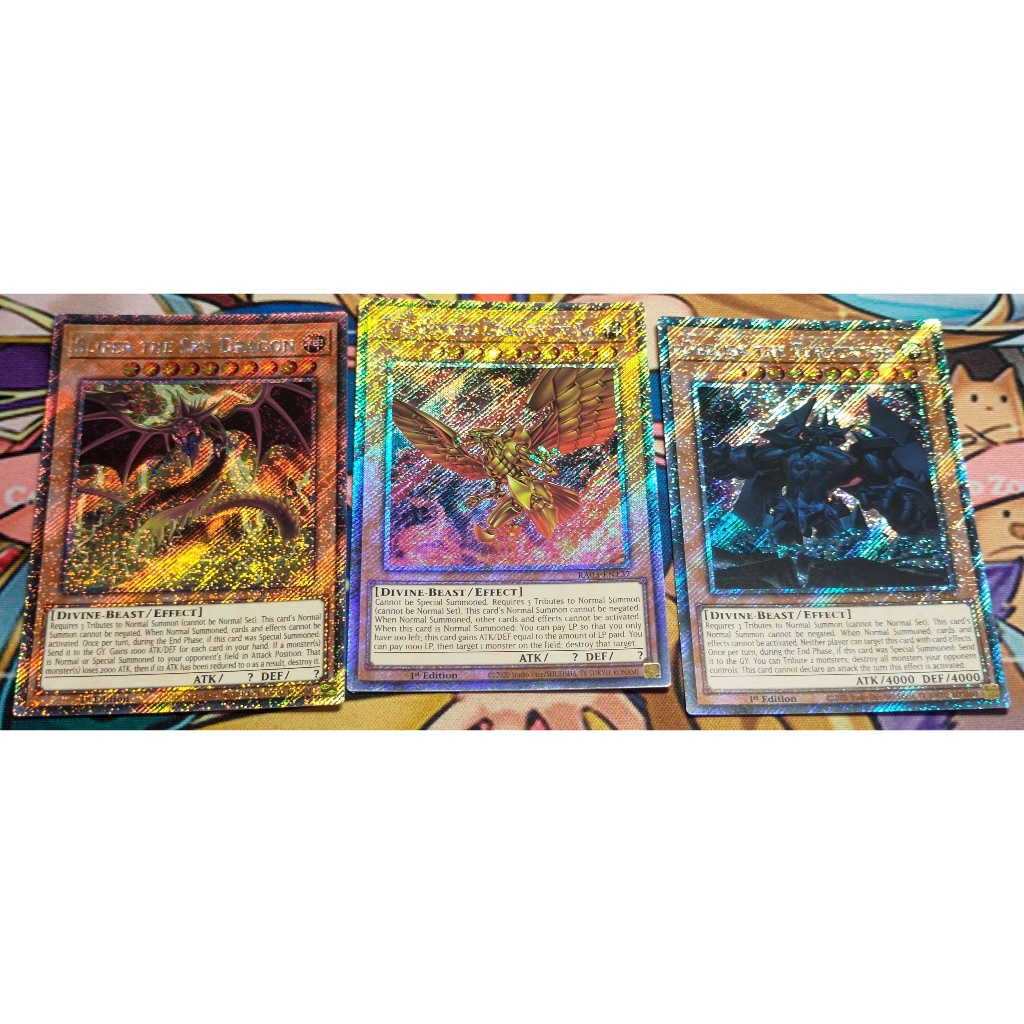 [KW2 Yugioh] [EN-UK] [Nice Art]Combo Tam thần Ra, Obelisk, Slifer Osiris Ra03 EN137 EN230 EN244 ...
