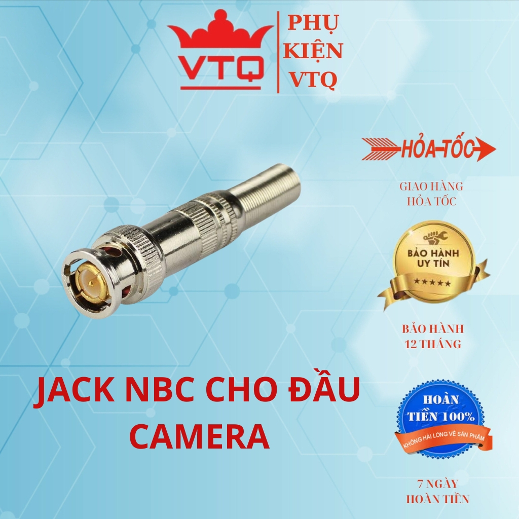 Jack BNC F5/BNC lò xo loại tốt, giắc tín hiệu cho camera, đầu ghi hình | Shopee Việt Nam