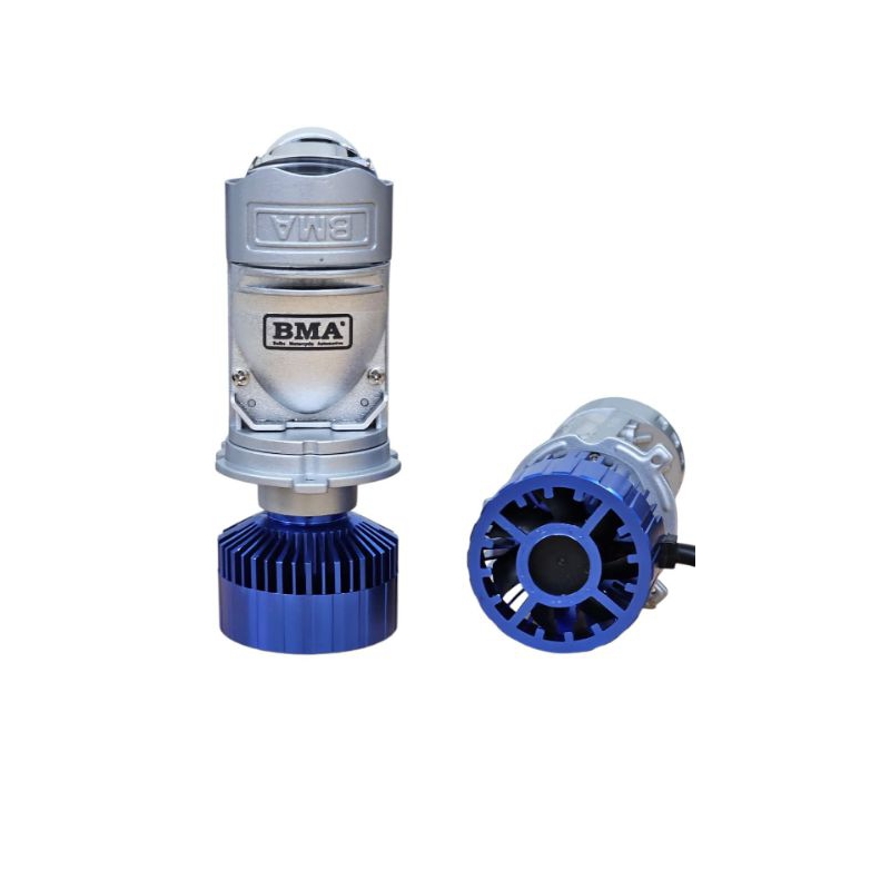 (Đường Cắt Chữ Z) Led Pha R04 80w Chân H4 Thương Hiệu BMA Siêu Sáng Lắp Ô Tô Xe Máy Điện 12V-24V ...