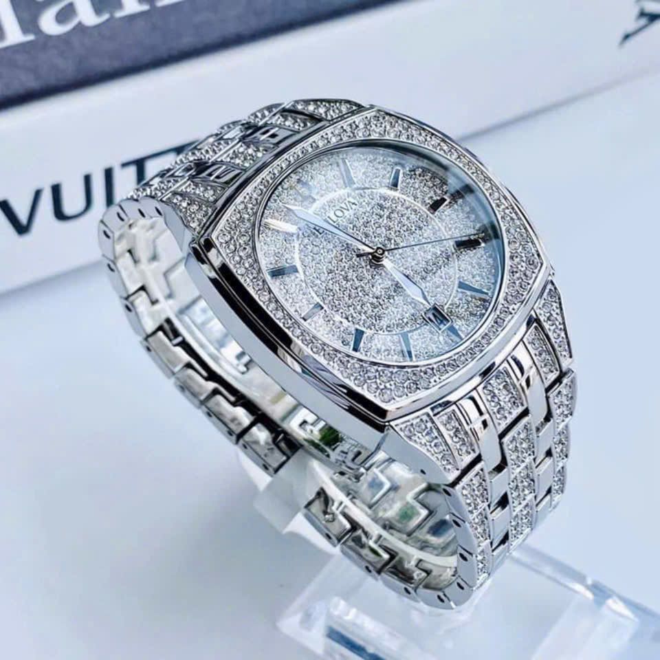 Đồng hồ nam chính hãng đeo tay dây kim loại cao cấp chống nước Bulova ...