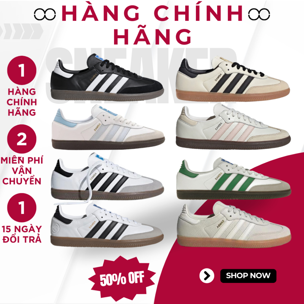 [ Chính Hãng ] Giày Adidas Samba Originals AUTHENTIC. Giày Sneaker ...