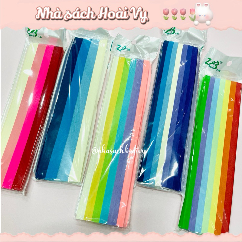 Giấy Gấp Sao Origami - Set 540 Tờ - Giấy gấp sao, xếp sao nhiều màu ...