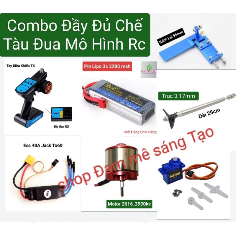 Combo Chế Tàu Thuyền Cano RC Đầy Đủ Như Hình, Tiện cho Sử Dụng, Nhiều ...