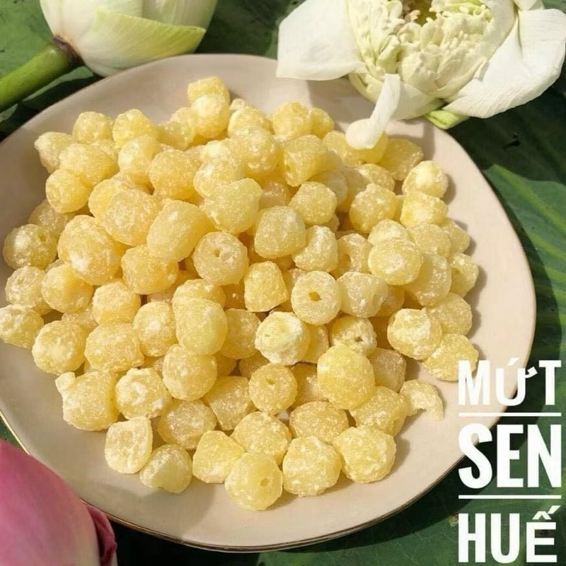 Mứt hạt sen bùi bùi ngọt ngọt, mứt tết, món ăn vặt, AN Organic Food ...