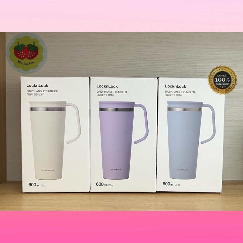 Ly giữ nhiệt LocknLock 600ml LHC4330 Daily Handle Tumbler | Shopee Việt Nam