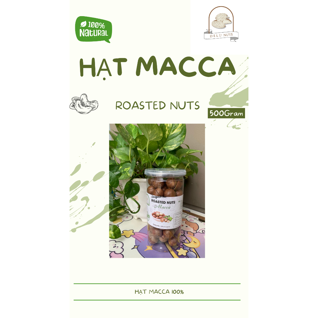 500Gram Hạt Macca size trung 23-26 | Shopee Việt Nam