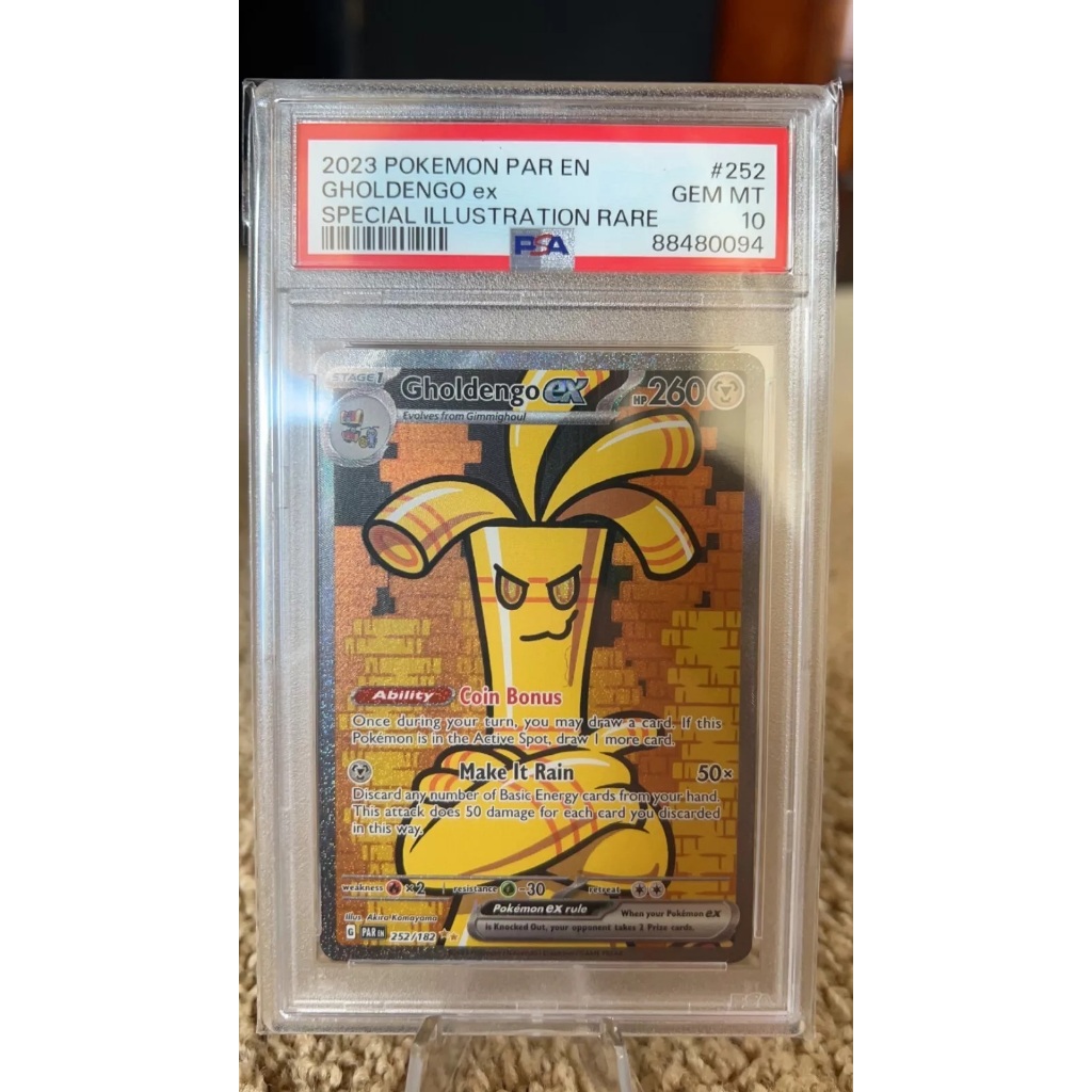 Thẻ PSA 10 GEM MINT Pokemon 2023 PAR EN GHOLDENGO EX illustrazione ...