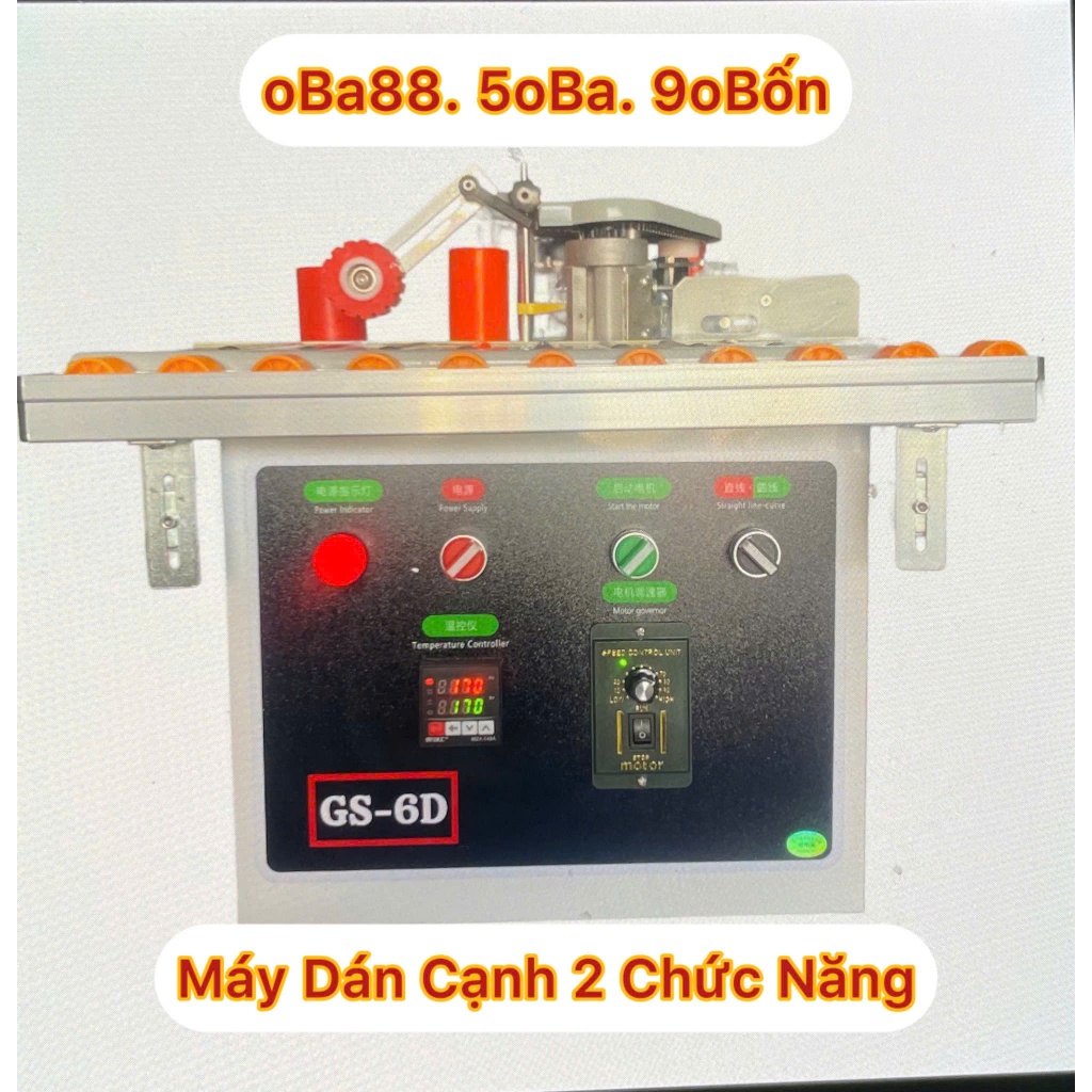 Máy dán cạnh DW550 ( ĐA CHỨC NĂNG DÁN THẲNG, CONG, TRÒN, VÁT 45 ĐỘ ...