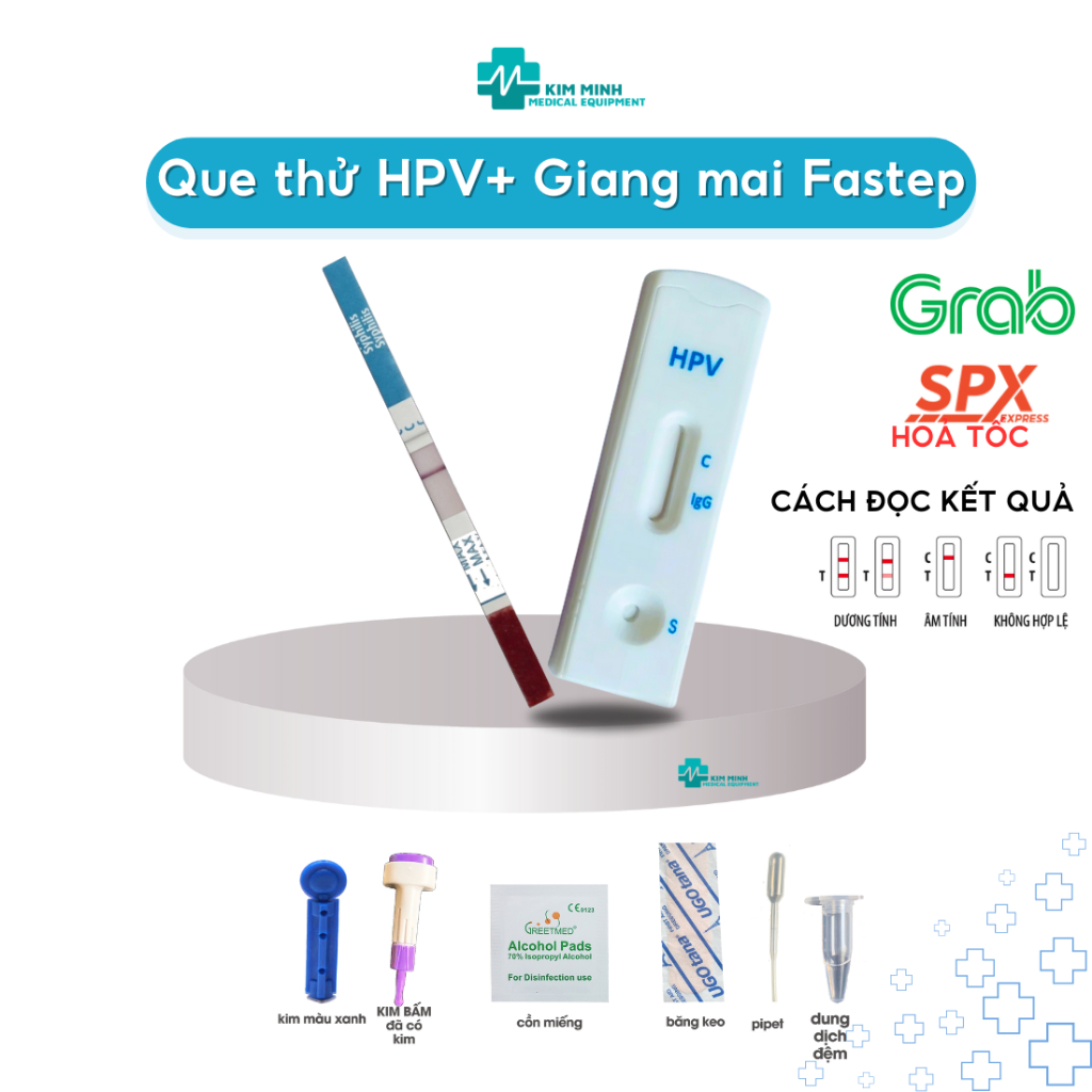 [Mã COSDAY - 50k đơn 250k] Que thử Giang mai, HPV, HIV tại nhà Fastep ...