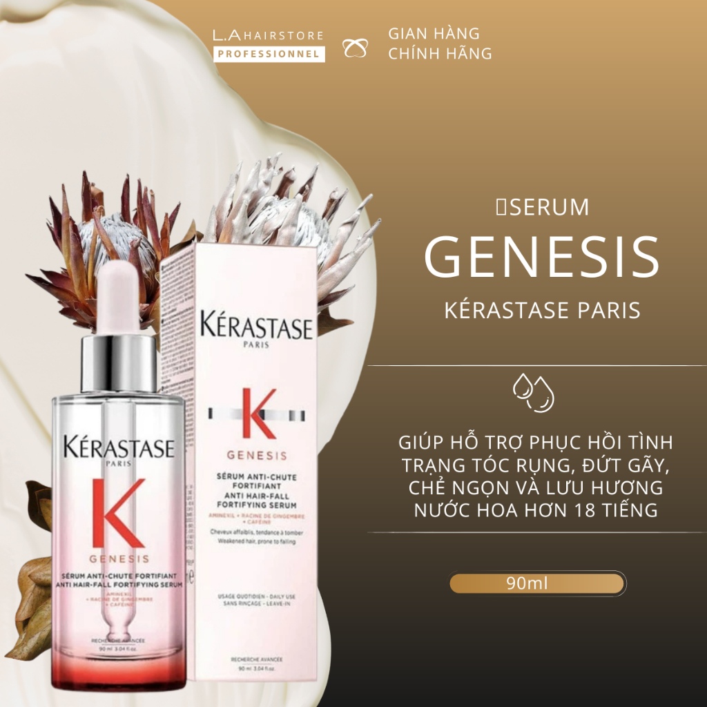 SERUM CHỐNG GÃY RỤNG TÓC KERASTASE GENESIS 90ML | Shopee Việt Nam