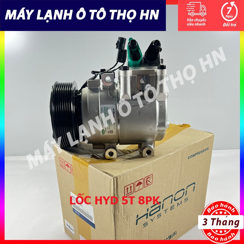 Lốc (block,máy nén) điều hòa ô tô Hyundai 5Tấn - Porter II Hàng Hàn ...