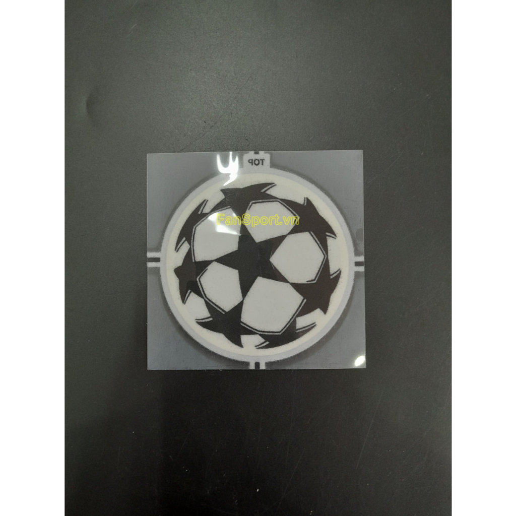 Miếng vá in ủi ép nhiệt lên áo đấu bóng đá patch UCL 2007-2008 C1 badge official hàng chính hãng ...