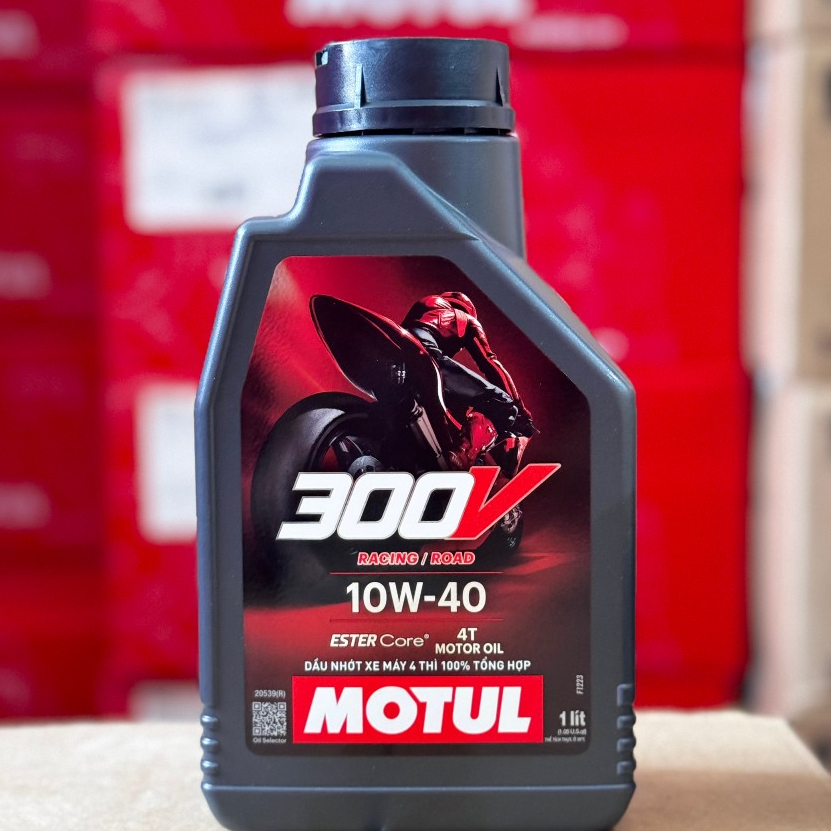 Nhớt Motul 300V 10W40 tem 1 lớp 1L, 1L1, 1L2, 1L3, 1L4 (910003) | Shopee Việt Nam