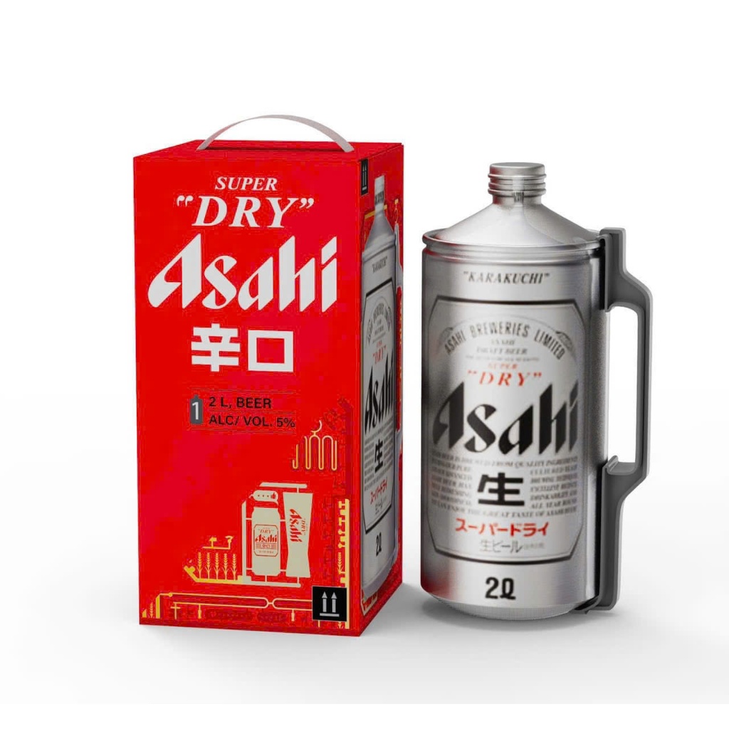 Bia Asahi Super "DRY" 2L Chính Hãng - Nhật Bản | Shopee Việt Nam