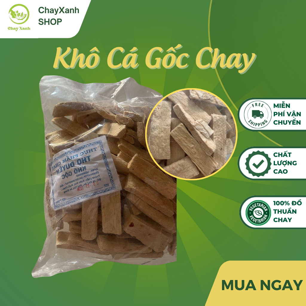 Khô cá gộc chay đóng túi 500g | Shopee Việt Nam