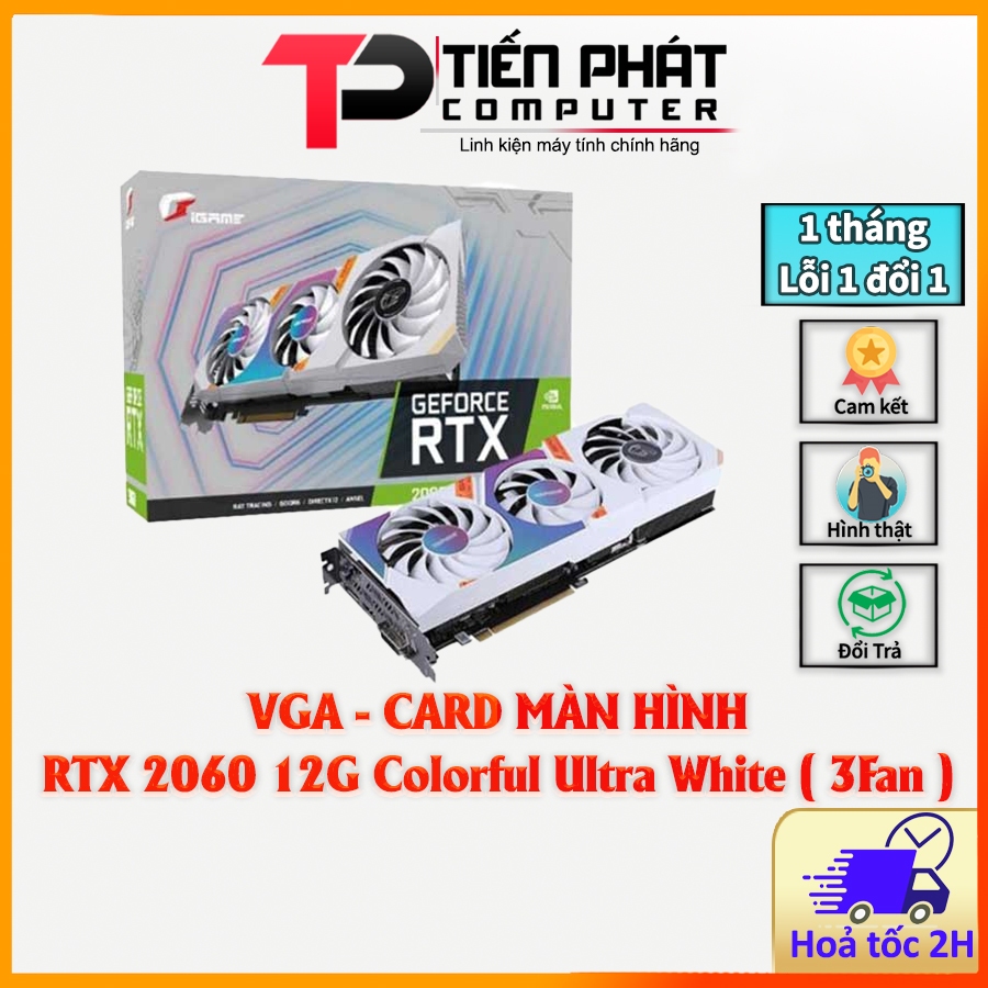 Card đồ hoạ Ultra RTX 2060 12G Colorful Ultra White - Like New | Shopee Việt Nam