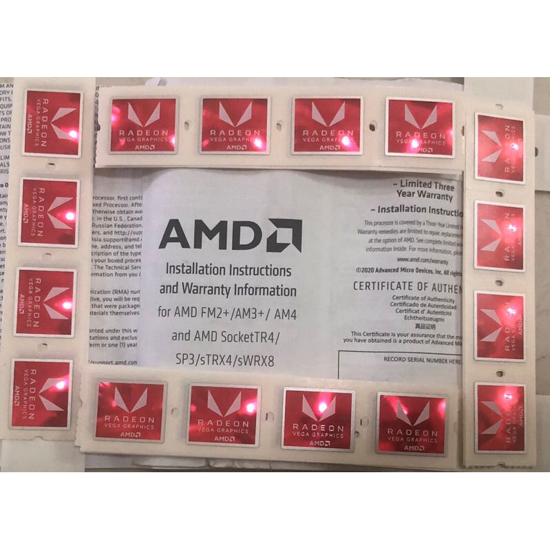 Tem dán logo AMD ATHLON Ryzen R 3 5 7 Generation Label | Shopee Việt Nam
