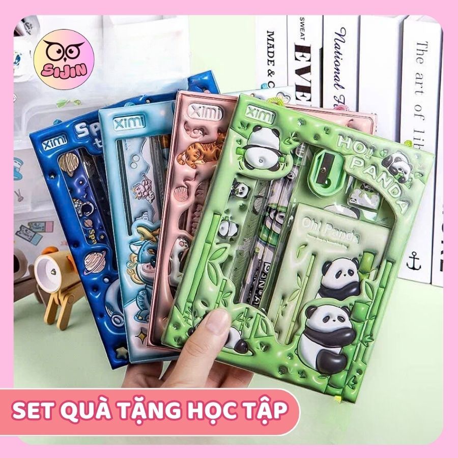 Set Quà Tặng Trẻ Em, Học Sinh, Sinh Viên- Bộ Dụng Cụ Học Tập 6 Món, Quà Tặng Sinh Nhật, Giáng ...