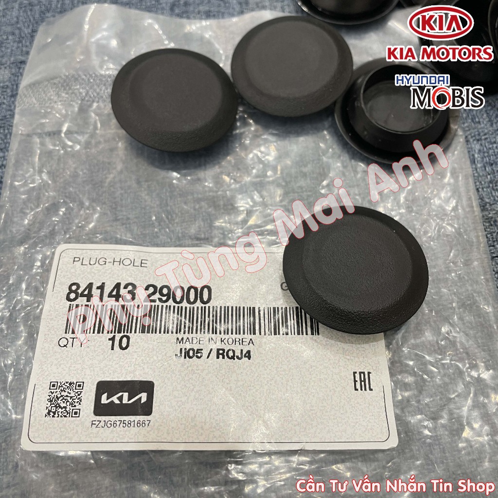 Nút bịt nhựa thân xe, cánh cửa, sườn xe, gầm Babule [Lỗ 23mm] KIA ...
