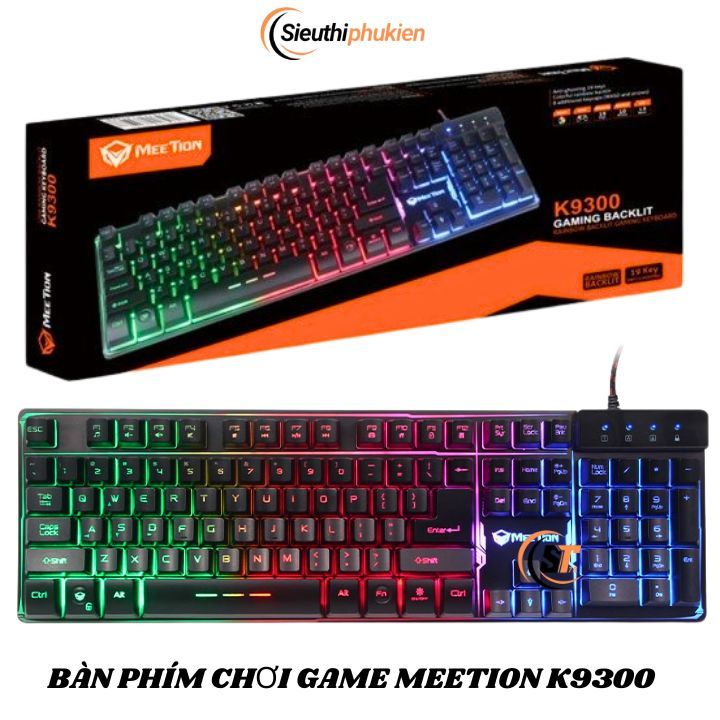 Bàn phím cho game nét có led Meetion , phím chơi game, phím gaming giả ...