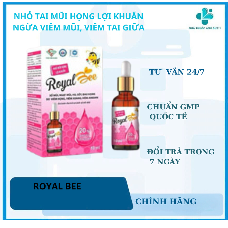 Nhỏ Tai Mũi Họng Lợi Khuẩn Royal Bee | Shopee Việt Nam