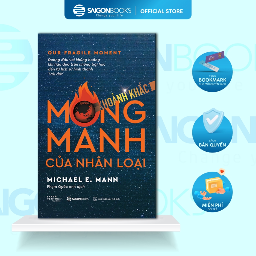 Sách - Khoảnh Khắc Mong Manh Của Nhân Loại - Michael E. Mann | Shopee Việt Nam