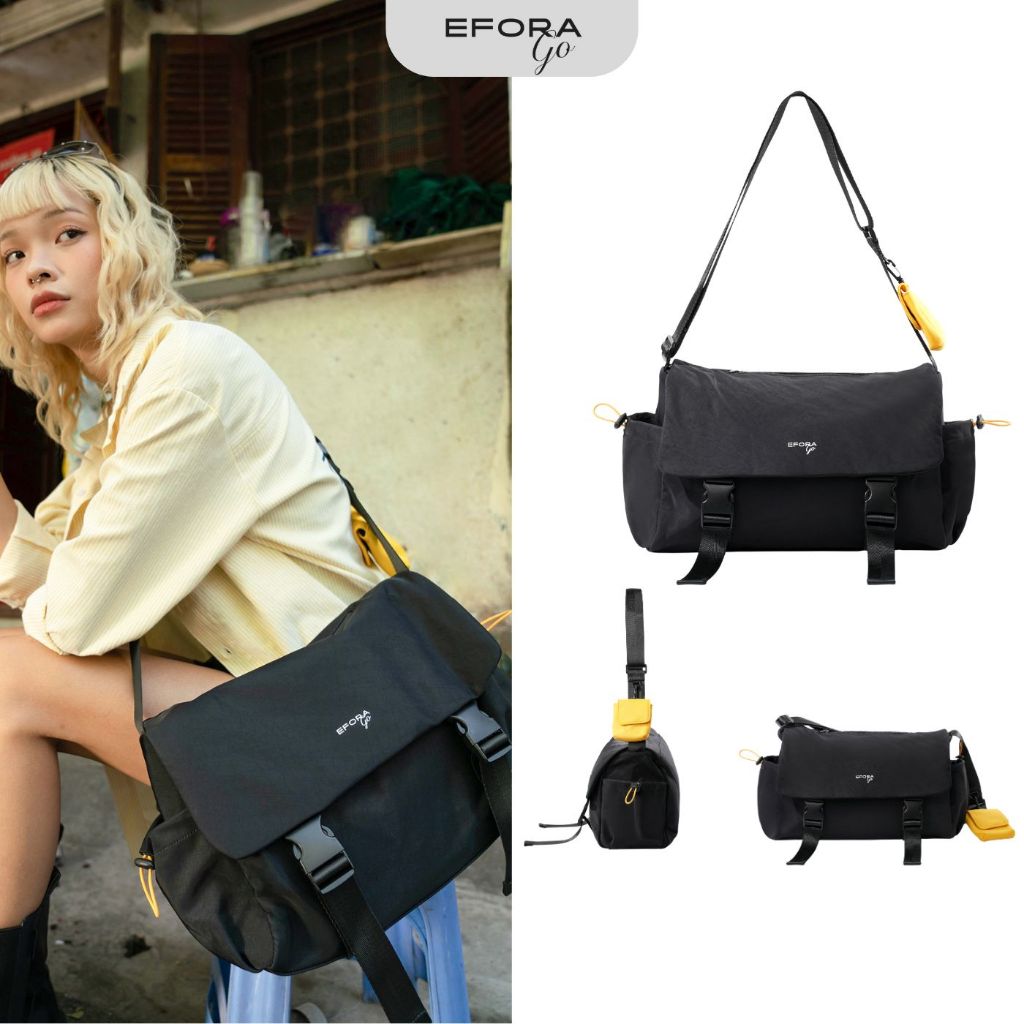 Túi Đeo Chéo EFORA Go J64-14108-816 Cho Laptop 14 Inch Phong Cách Urban Unisex Nam Nữ Chống Thấm ...