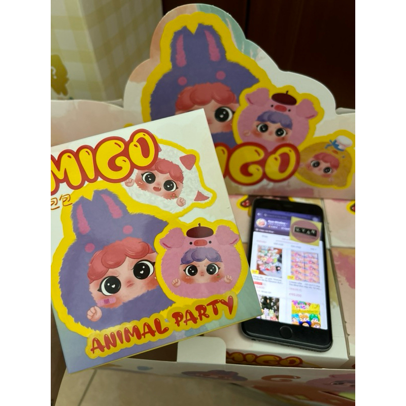 [HÀNG SẴN ] Migo Zipper Bag blindbox - Migo ver 2 Animal Party | Shopee ...