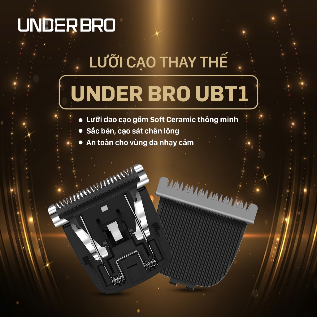 Lưỡi Cạo Thay Thế Cho Máy Cạo Under Bro UBT1 Chất Liệu Gốm Soft Ceramic ...