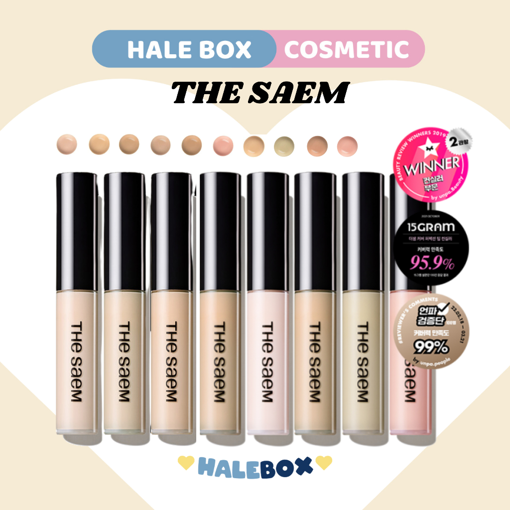 Kem Che Khuyết Điểm The Saem Cover Perfection Tip Concealer SPF28 PA++ 6.5g [Đủ Tone] | Shopee ...