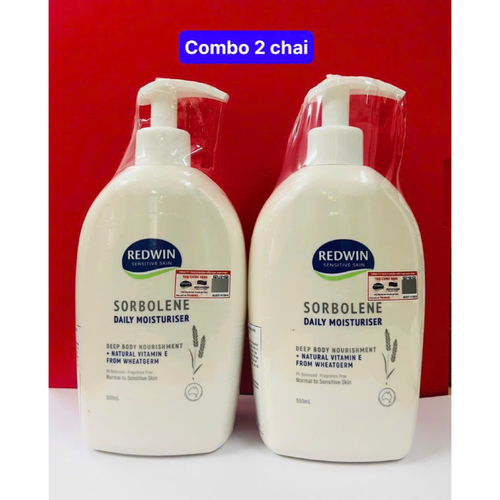 (Hàng chính hãng) Combo 2 Kem Dưỡng Ẩm REDWIN SENSITIVE SKIN SORBOLENE ...