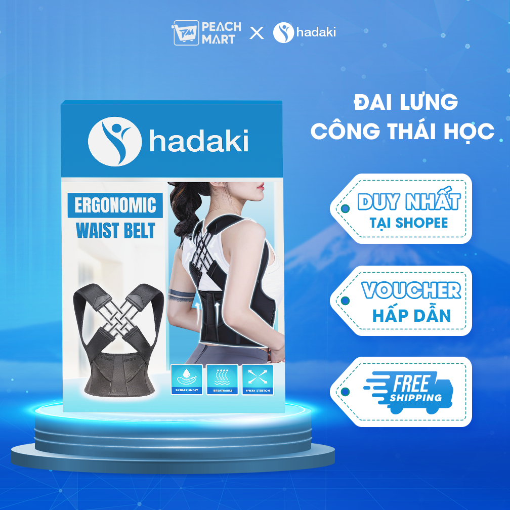 Đai Lưng Chống Gù Công Thái Học Hadaki Hỗ Trợ Giảm Tình Trạng Gù Lưng ...