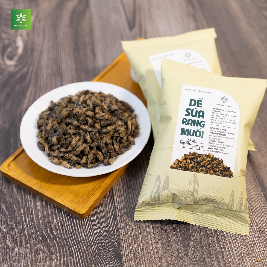 DẾ SỮA RANG MUỐI 3 VỊ – SNACK ĂN LIỀN ĐỘC LẠ TỪ CÔN TRÙNG – GIÀU DINH ...