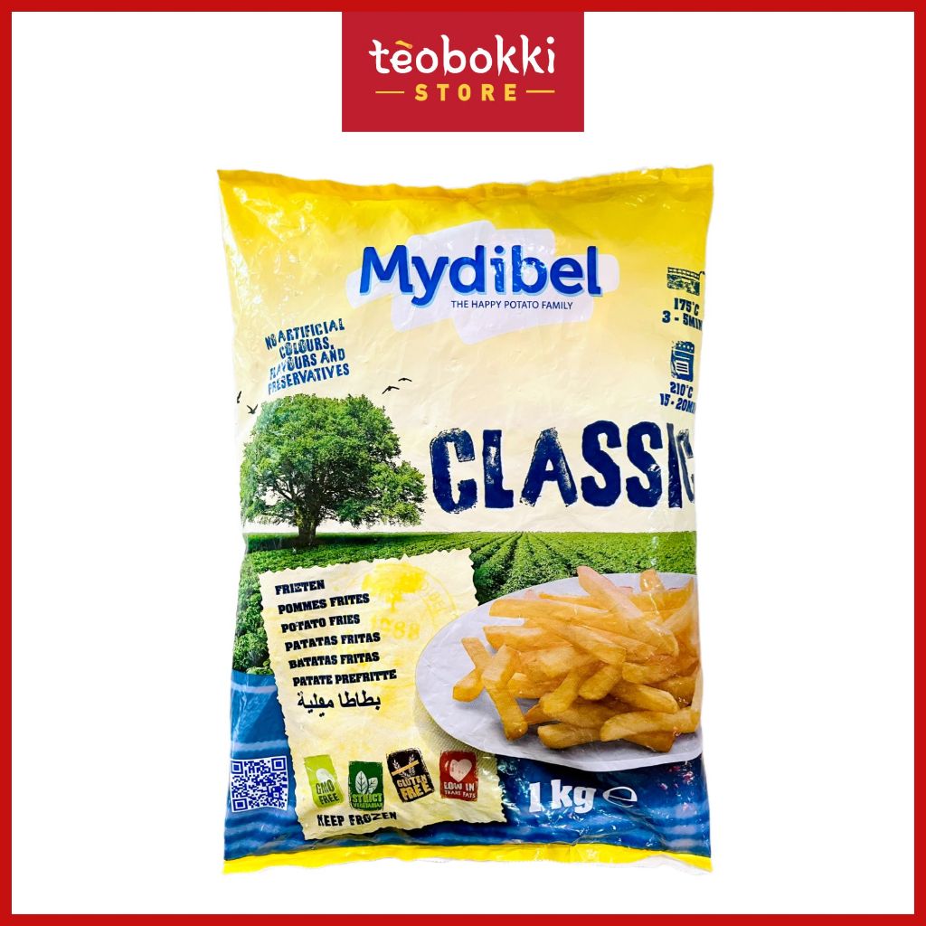[SHIP HCM] Khoai tây đông lạnh cắt thẳng Mydibel 1kg | Shopee Việt Nam