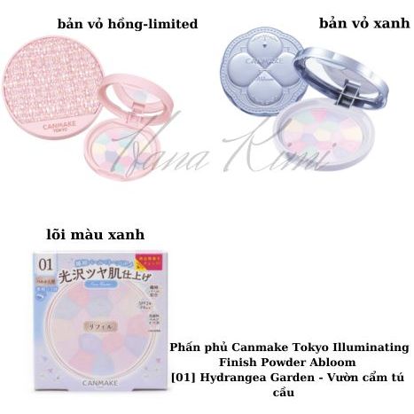 [New 2024] Phấn phủ Canmake Illuminating Finish Powder Abloom 01 Nhật Bản đa sắc, chống tia UV ...