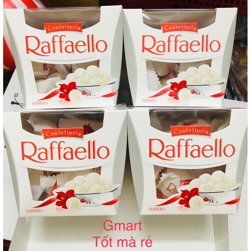 [Bánh Kẹo Tết 2025]Thùng RAFFAELLO (RAFELLO) 6 Hộp 150g Hàng Mới socola ...