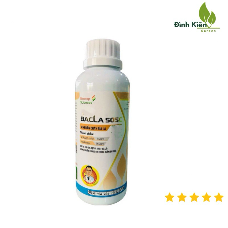 BACLA 50SC Biocrop science (chai 300ml). Quản lý vàng lá cháy bìa lá ...