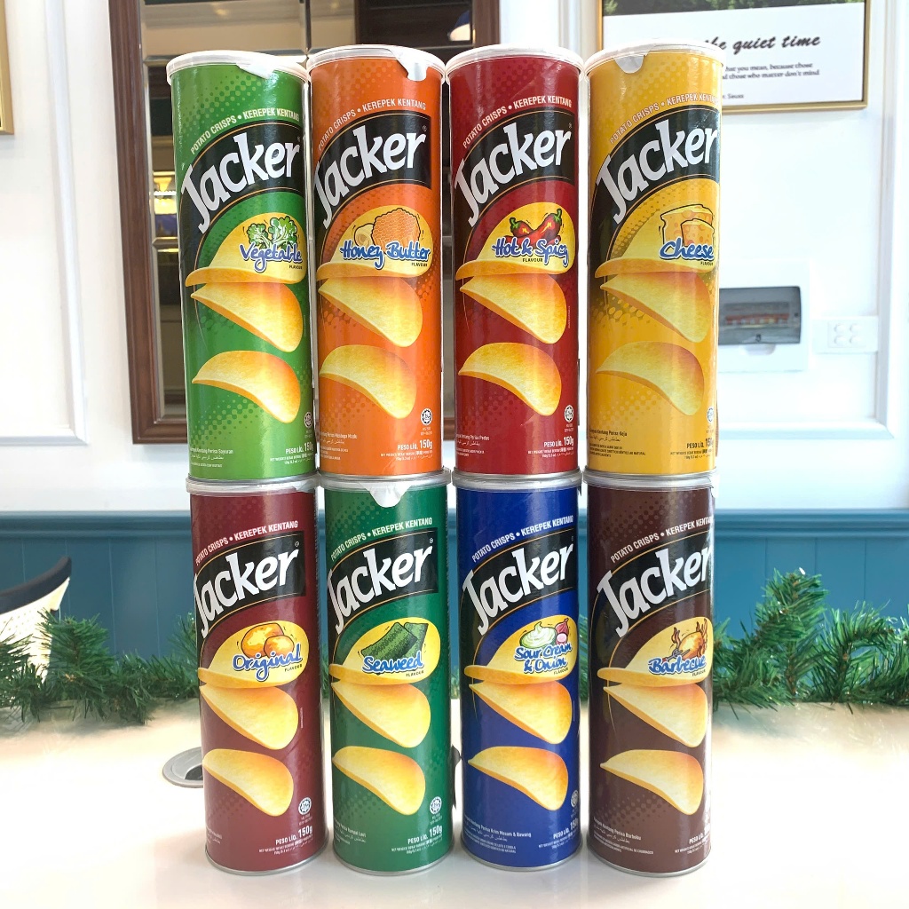 Snack Khoai Tây Jacker - Khoai Tây Ống Jacker 160g | Shopee Việt Nam